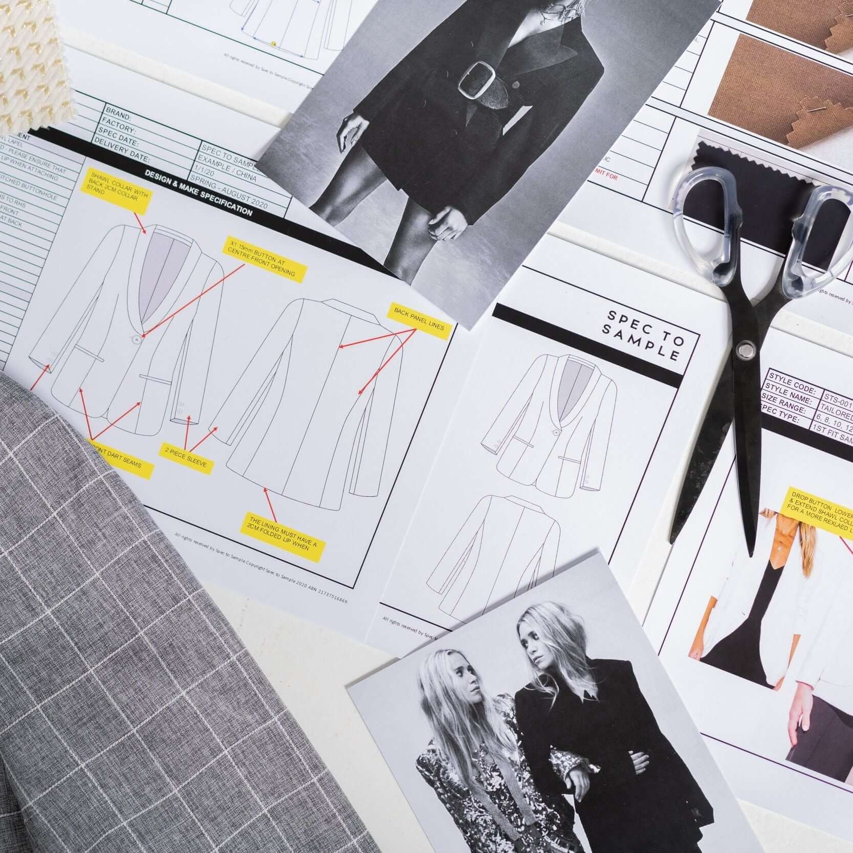 Custom Tech Pack & Spec Sheet – Spec To Sample